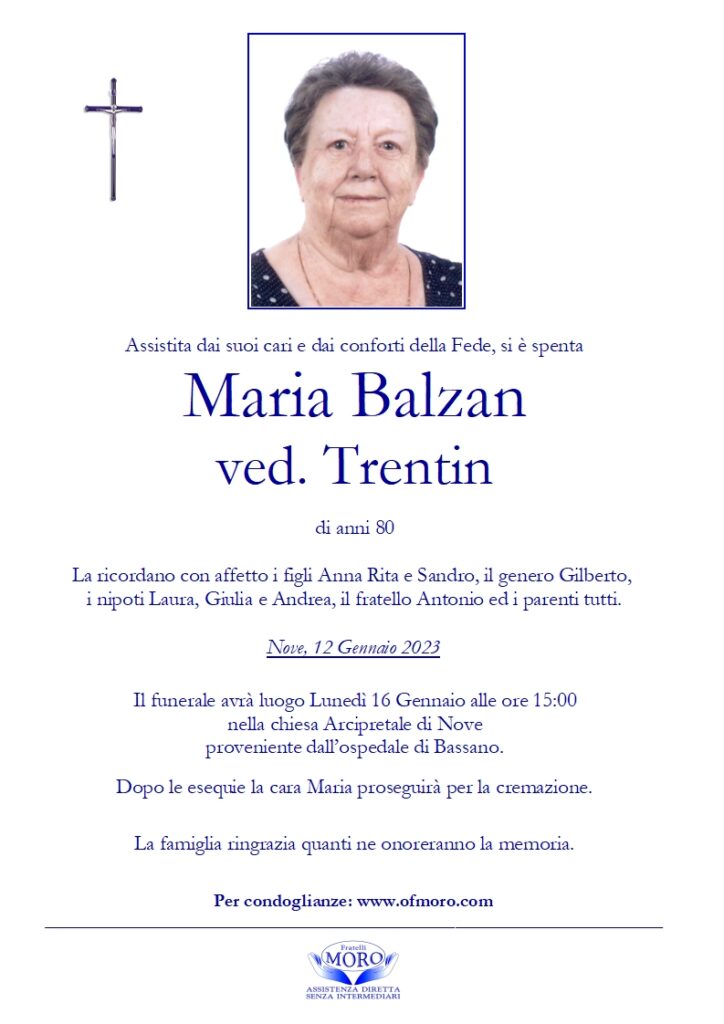 Onoranze Funebri Moro | Condoglianze online